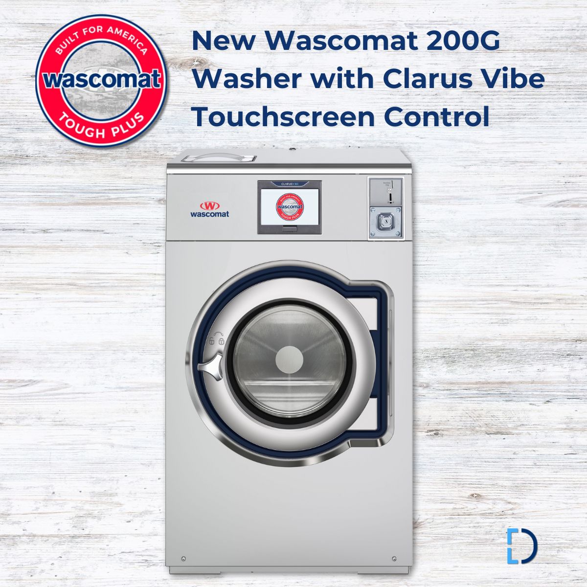The Wascomat Tough Plus 200G Washer Touchscreen: Redefining the lowest cost of ownership ...